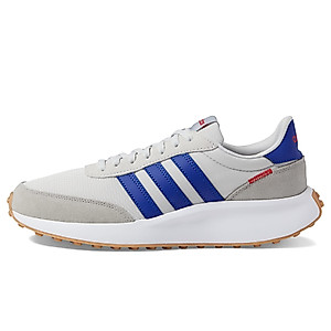 adidas Run 70s Grey/Lucid Blue/Better Scarlet 9.5 D (M)