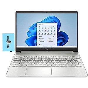 2022 Newest HP 15.6" FHD 60Hz IPS Display Business Laptop (AMD Ryzen 5 5500U 6-Core, 16GB RAM, 256GB PCIe SSD, AMD Radeon, WiFi 5, Bluetooth 5.1, HD Webcam, HDMI, Win 11 Pro) with Hub