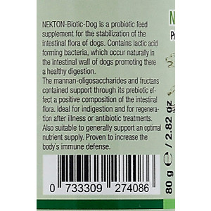 Nekton Biotic-Dog Probiotic Supplement for Dogs 80gm (2.8oz)