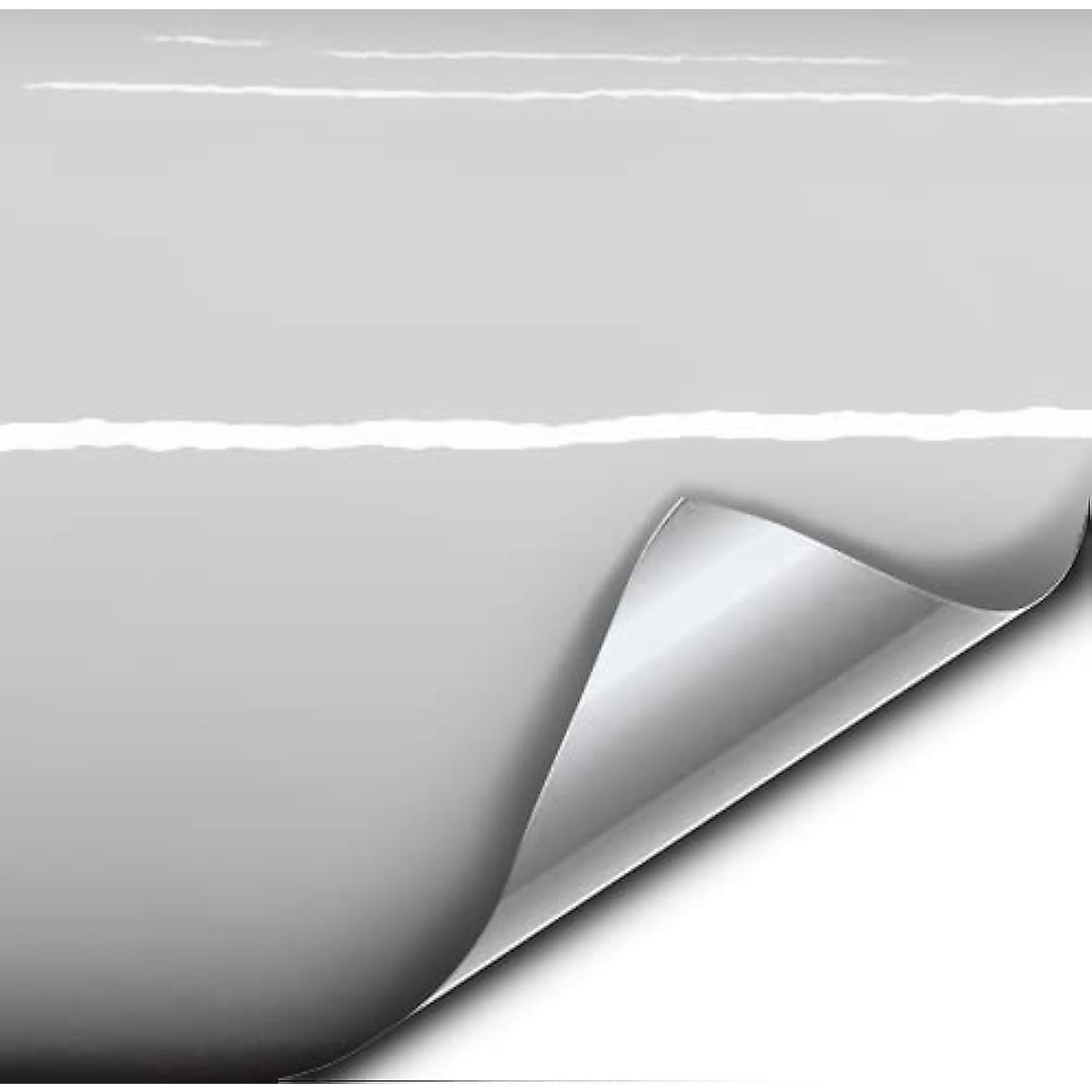 VVIViD White Gloss Car Wrap Vinyl Roll with Air Release Adhesive (1ft x 5ft)