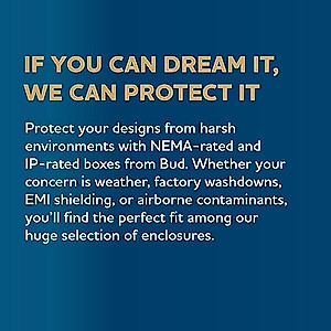 BUD Industries CH-14402 Aluminum Small Rack Mount Chassis 19" L x 16.12" W x 1.75" H, Natural