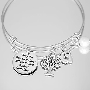 Kivosliviz Great Grandma Gifts for Christmas Great Grandmother Gift Great Great Grandma Gifts Gift for Great Grandmother Bracelet