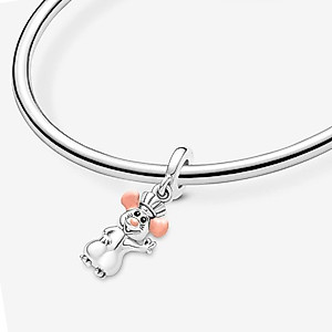 PHOSEA 925 Sterling Silver Dangle Charm Beads Pendants Fit for European Bracelets Charms DIY Jewelry Gift for Women Girls (Redmi Dangle)