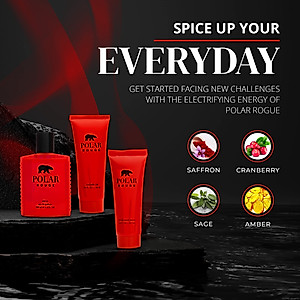 Sandora Fragrances Mens Cologne Gift Set - Cologne For Men - Ginger, Clary Sage, Rich Woods - Perfume, After Shave, Shower Gel - (3.4 fl oz / 100 ml each)