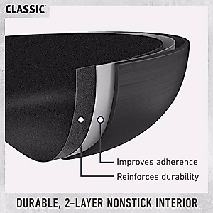 Calphalon 1932450 Classic Nonstick Dutch Oven with Cover, 5 quart, Grey