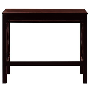 Casual Home Montego Folding Desk with Pull-Out Tray-Espresso