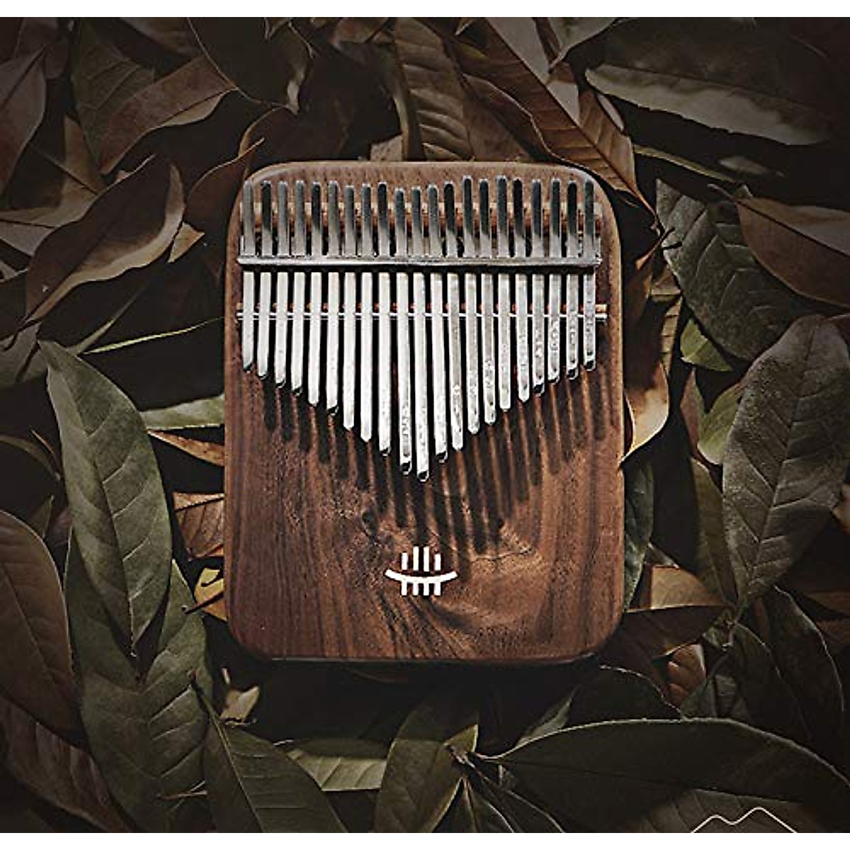 Hluru Kalimba 21 Key | Quality America Dark Walnut Wood Keyboard Thumb Piano | Calimba Musical Instruments | Professional Music Birthday Gifts