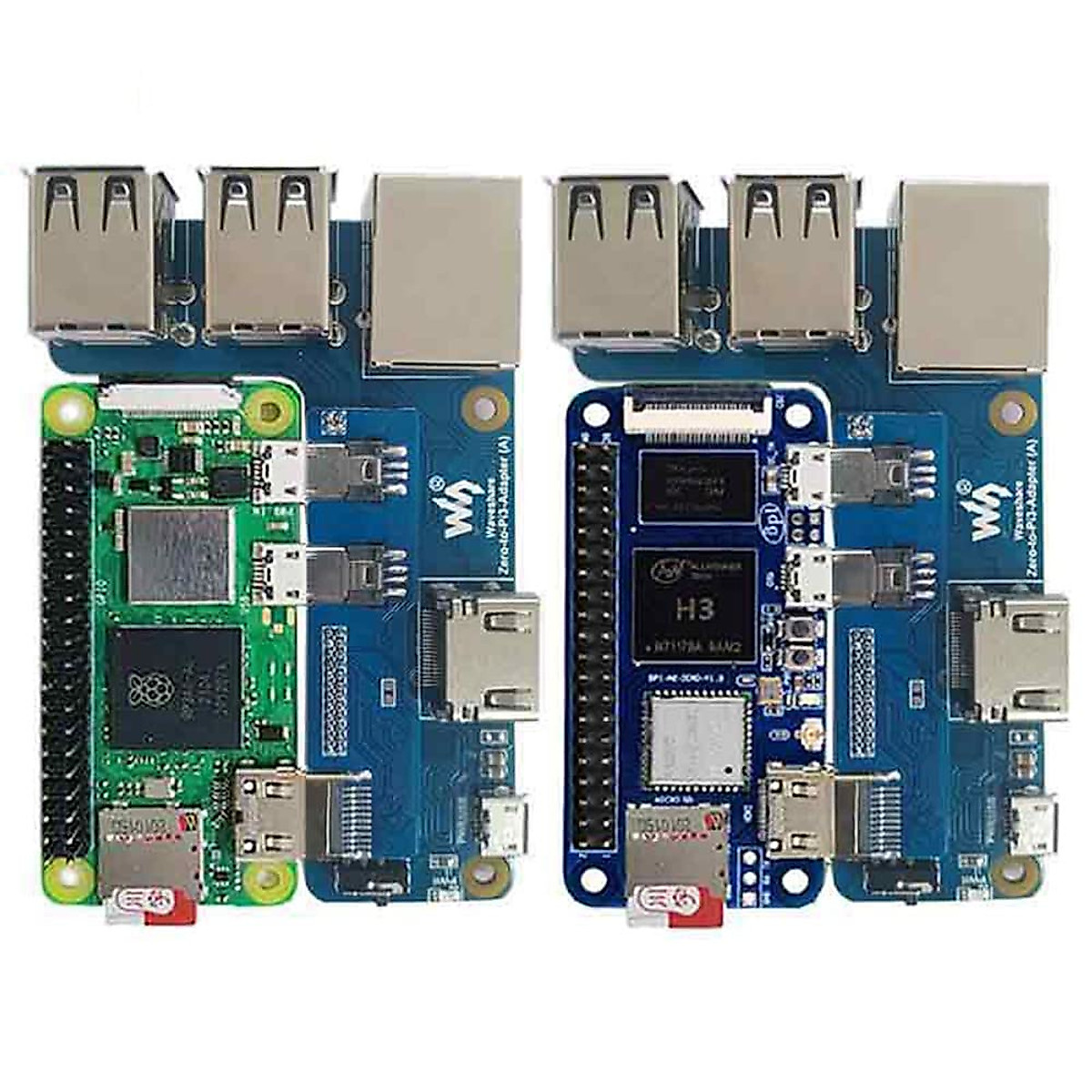 TECKEEN 4-Way Expansion Board Module for Raspberry Pi Zero Series Orange Pi BPI M2 Zero