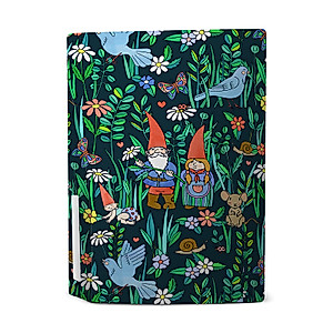 Head Case Designs Officially Licensed Micklyn Le Feuvre Gnome Family Love Art Mix Matte Vinyl Faceplate Sticker Gaming Skin Case Cover Compatible with Sony Playstation 5 PS5 Disc Edition Console