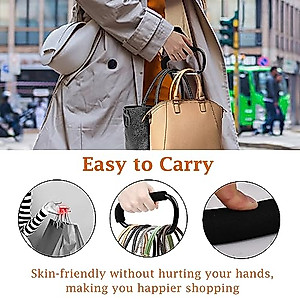 Stroller Hooks-X-Large 16cm(6.3") of Multipurpose hook clips-for mommy shopping Bags,Baby Diaper Bags,Groceries,Clothing,Purse(Stroller accessories-Black).