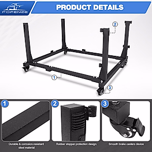 POFENZE Door Storage for Jeep Movable Door Hangers with Dust Bag for 2/4 doors Jeep Wrangler TJ YJ JK JL Gladiator JT 1987-2023