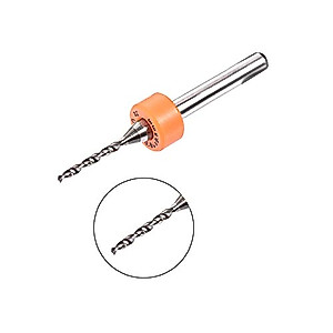 uxcell PCB Drill Bits 1.1mm-2.0mm Tungsten Carbide Rotary Tool Jewelry CNC Engraving Print Circuit Board Micro Drill Bits 1/8 Inch Shank 1 Set (10 Pcs)