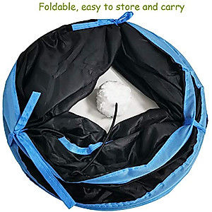 kathson Rabbit Tunnel Guinea Pig Tunnel Bunny Hideout Tunnel Rabbit Tunnels for Indoor Bunnies Small Animal Collapsible Hideaway Toys for Chinchillas Ferrets Guinea Pigs Gerbils Hamsters Rats (Black)