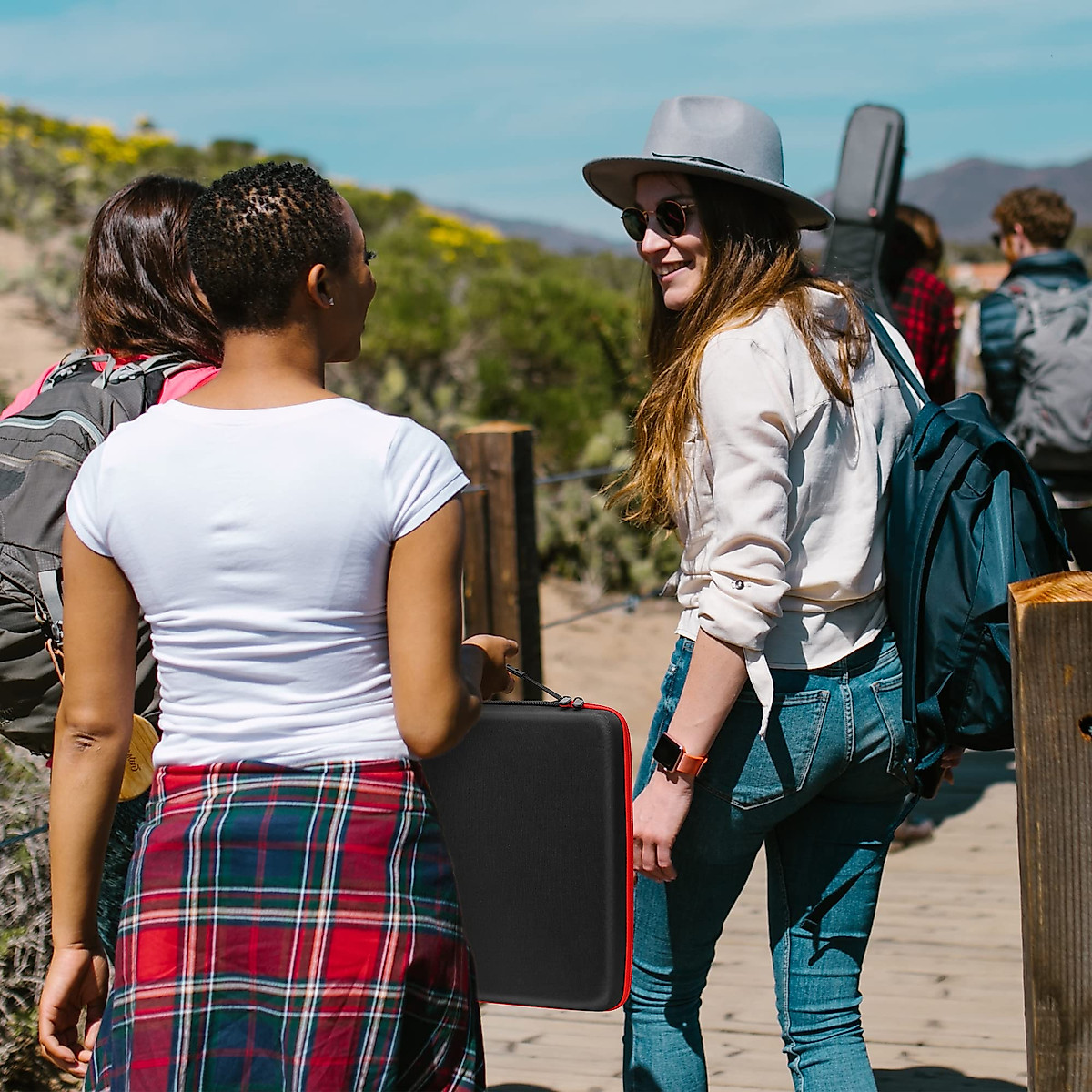 Risou Knife Display Case for Butterfly Knife, Folding Knives, Knives Displaying Storage Box and Carrying Organizer Holds up to 69 Knife for Survival, Tactical, Outdoor, EDC Mini Knife (Only Case)