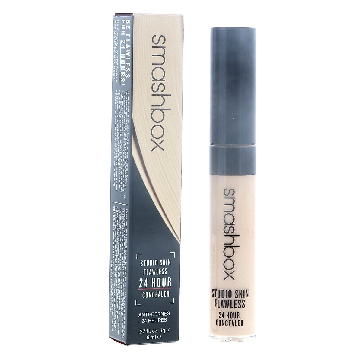 Smashbox Studio Skin Flawless 24 Hr Concealer Light Neutral 0.27 Ounce, clear
