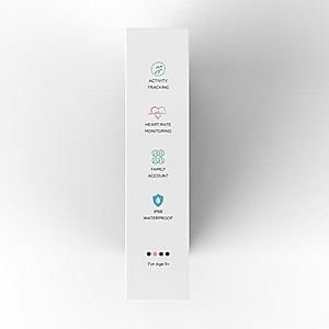 BIGGERFIVE Vigor 2 L Kids Fitness Tracker Watch for Boys Girls Ages 5-15, IP68 Waterproof, Activity Tracker, Pedometer, Heart Rate Sleep Monitor, Calorie Step Counter Watch, Blue