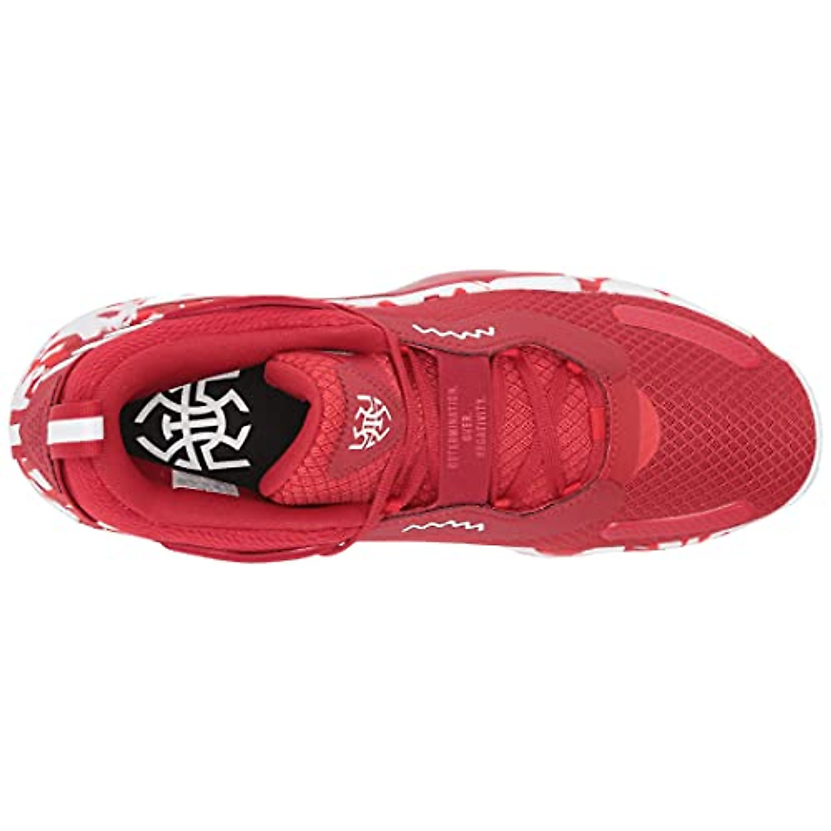 adidas Unisex D.O.N. Issue 3 Basketball Shoe, Team Power Red/White/Vivid Red, 9.5 US Men