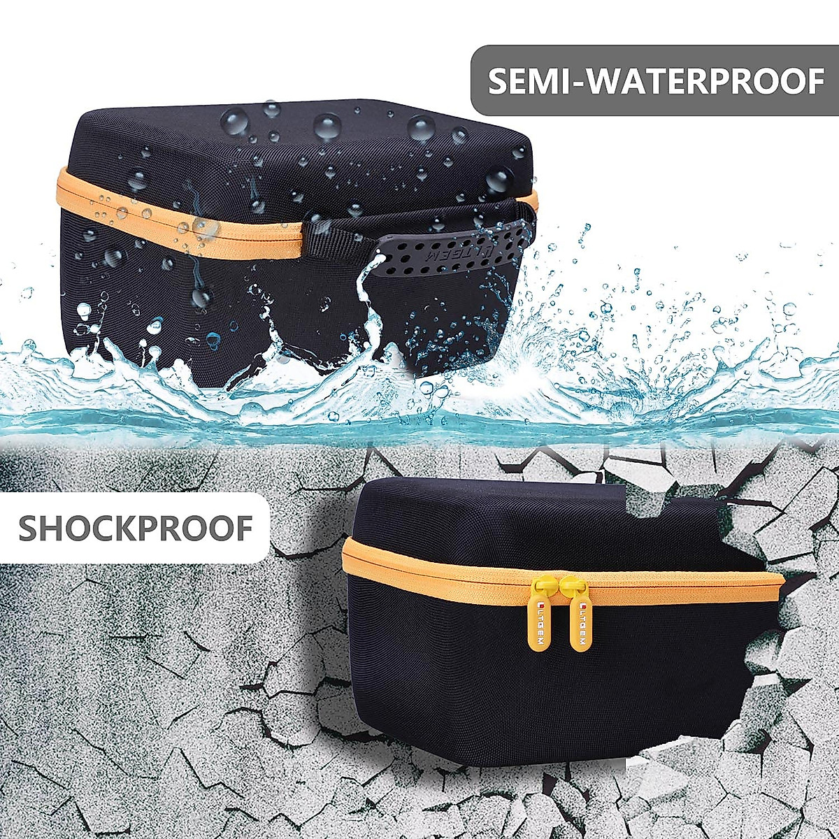 LTGEM Hard Case for DEWALT DCW210B 20V MAX Orbital Sander - Travel Protective Carrying Storage Bag