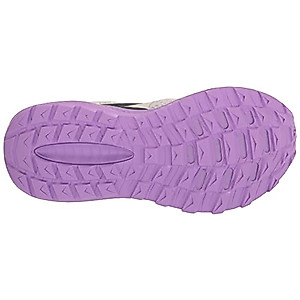 New Balance Women's DynaSoft Nitrel V5 Trail Running Shoe, Timberwolf/Phantom/Electric Purple, 8 Wide