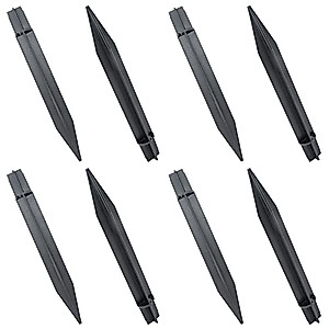 Cionyce 8PCS Torch Stake Normal Size Pathway Light Stake Plastic Path Light Replacement ABS Plastic Stake Solar Stake for Garden,Pathway Lamps