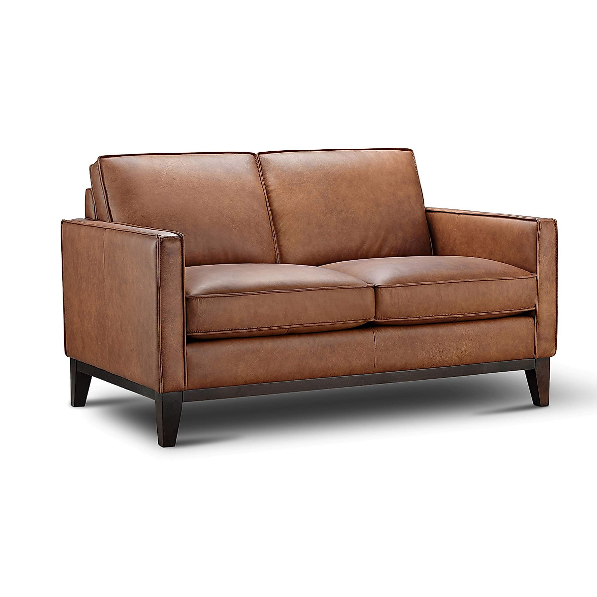 Pimlico 100% Top Grain Leather Loveseat