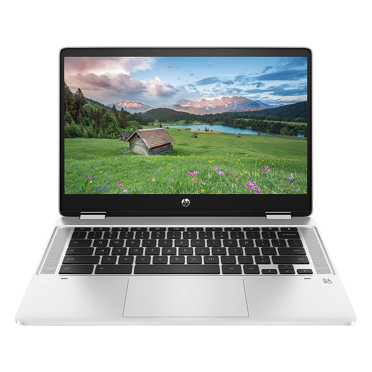 HP Newest Chromebook x360 2-in-1 Laptop, 14" HD Touchscreen, Intel Celeron N4500, 4GB LPDDR4x RAM, 32GB eMMC Flash Memory, Webcam, WiFi, Bluetooth, Chrome OS. Silver