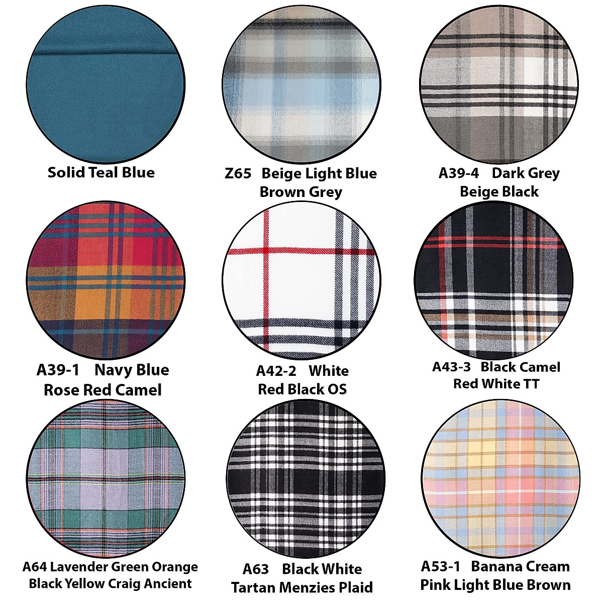 ScarfDeals - Cashmere Wool Feel Scarf Warm Soft Lightweight Scottish Scotland Nova Check Tartan Plaid Gift For Men Women Kids (Camel tan beige Classic BB Vintage Tartan Z3)