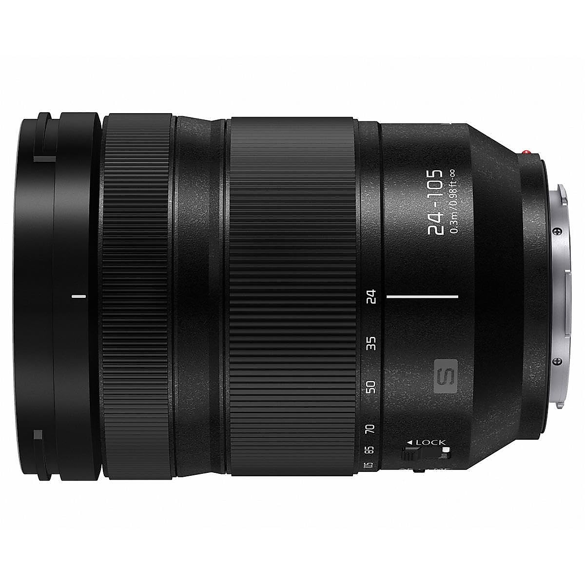 Panasonic LUMIX S 24-105mm F4 Lens, Full-Frame L Mount, Optical Image Stabilizer and Rugged Dust/Splash/Freeze-Resistant S-R24105 (USA), Black