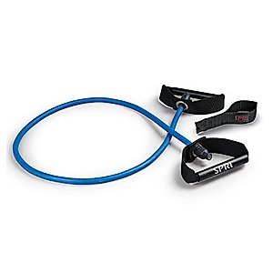 SPRI 07-71551 Xertube Resistance Band w/Door Attachment, Blue, Heavy