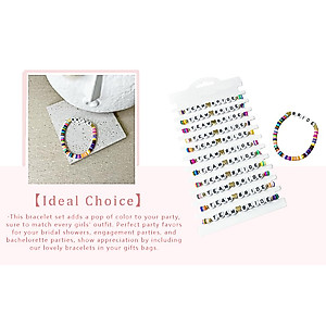 Qinstar 12 Pcs Bachelorette Party Favor Handmade Beaded Bracelet | Bridesmaid proposal gifts, Bachelorette Party Accessories, Bridesmaid Favors for Bridal Shower, Wedding Party