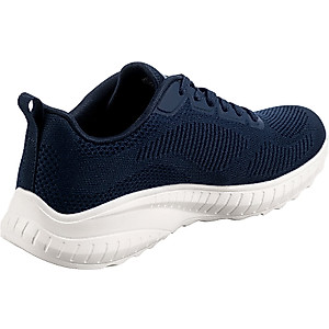 Skechers Women's Bobs Squad Chaos – Face Off Sneaker, Navy, 5 Wide