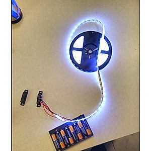 2Sets Magnetic Reed Switch Normally Open Closed NC NO Door Alarm Window Security/Magnetic Door Switch/Magnetic Contact Switch/Reed Switch for GPS,Alarm or Other Device,DC 5V 12V 24V Light