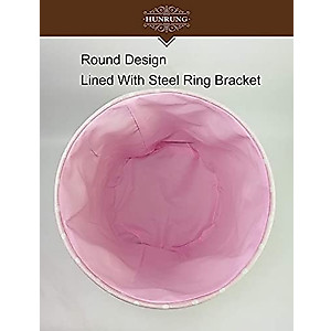 HUNRUNG Large Laundry Hamper,Cartoon Organizer Bin for Children Nursery,Toys,Laundry,Children Clothing,Gift Baskets (Swan)