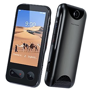 Language Translator Device,138 Languages Two Way Online Real-Time Translation,Support Offline Hotspot WiFi Connection, Voice & Text & Photo Smart Translations for Learning Travelling Business