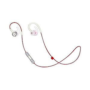 JBL Reflect Contour 2.0 - In-Ear Wireless Sport Headphone with 3-Button Mic/Remote - White