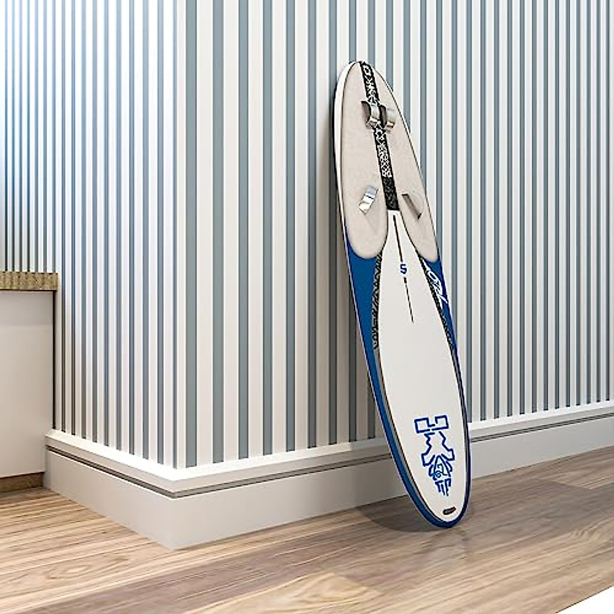 Striped Wallpaper Peel and Stick Wallpaper Boho Contact Paper for Cabinets Grey and White Wallpaper Line Modern Wallpaper for Bedroom Self-Adhesive Removable Wallpaper Boy Room Shelf Liner 17.3“×78.7”