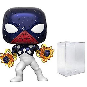 Spider-Man Captain Universe EE Exclusive - Bundled with Pop Protector Box