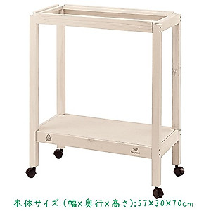 Ferplast Stand Giulietta 4 Bird Cage Wooden Stand, 57 x 30 x 70 cm