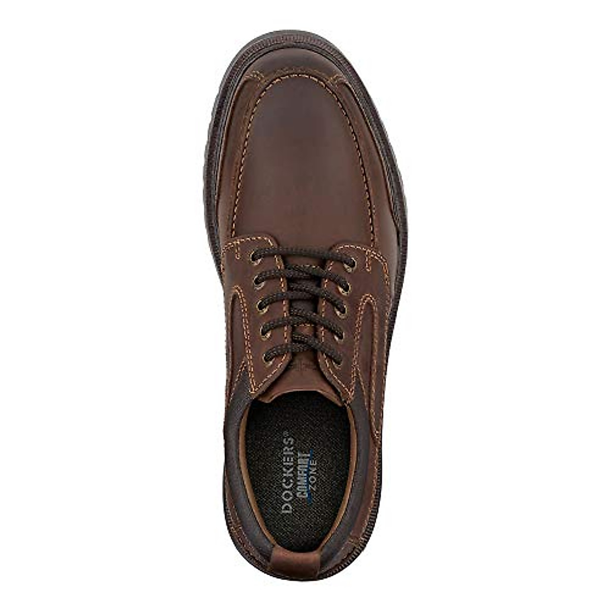Dockers Men's Overton Oxford, Red Brown, 12 M US