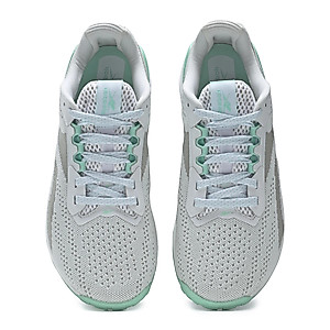 Reebok Women's Nano X1 Cross Trainer (8.5, Pure Grey 1 / Hint Mint/Pure Grey 3, Numeric_8_Point_5)