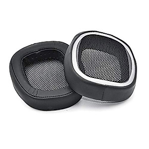 G433 Ear Pads Replacement Ear Cushion Compatible with Logitech G433 G233 G-pro Headphones (Black pu)