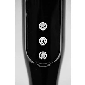 PELONIS 16'' 12-Speed Adjustable Height Quiet Pedestal Fan with Digital Display & Remote Control, PSPF18AR40B (Renewed)