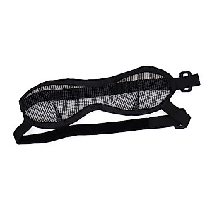 Dog Eye Patch Dogs Eyepatch Protective Eye Cover for Small Medium Large Dogs Cats with Eye Injuries and Wounds Lightweight Dog Mesh Eyewear Dog Eye Protector