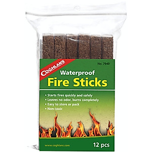 Coghlan's 7940 Fire Stick, (Pack of 12)