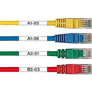 Cruxer 10 Pack Label Tape Compatible for Brother HSe-221 HSe221 HS-221 HS221 Heat Shrink Tube, Black on White for PT-E300 PT-E500 PT-P710BT P700 PT-P750WVP P900 Label Printer (0.34'' 8.8mm)