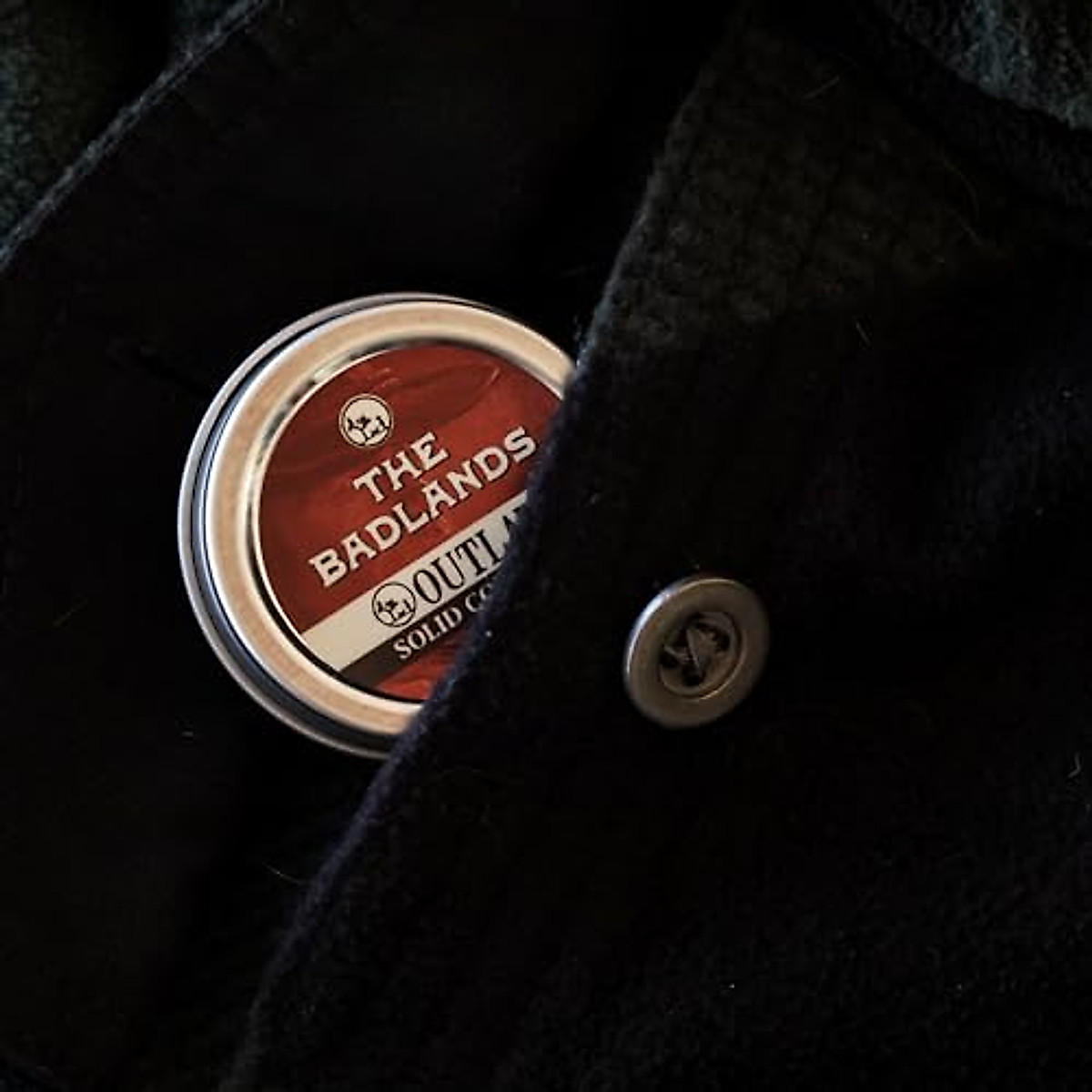 Smoky Cedar & Campfire Solid Cologne Balm - The Badlands Scent, by Outlaw - 1 oz wax Men's or Women's Scent