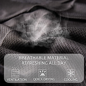 Balaclava Uv Protection,Men and Women Sun Cooling Neck Gaiter Adjustable Windproof Hood,Motorcycle,Cycling,Climing,Running Black