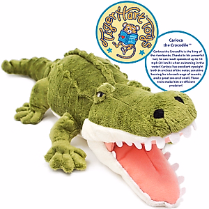 TigerHart Carioca The Crocodile - 19 Inch Large Alligator Stuffed Animal Plush