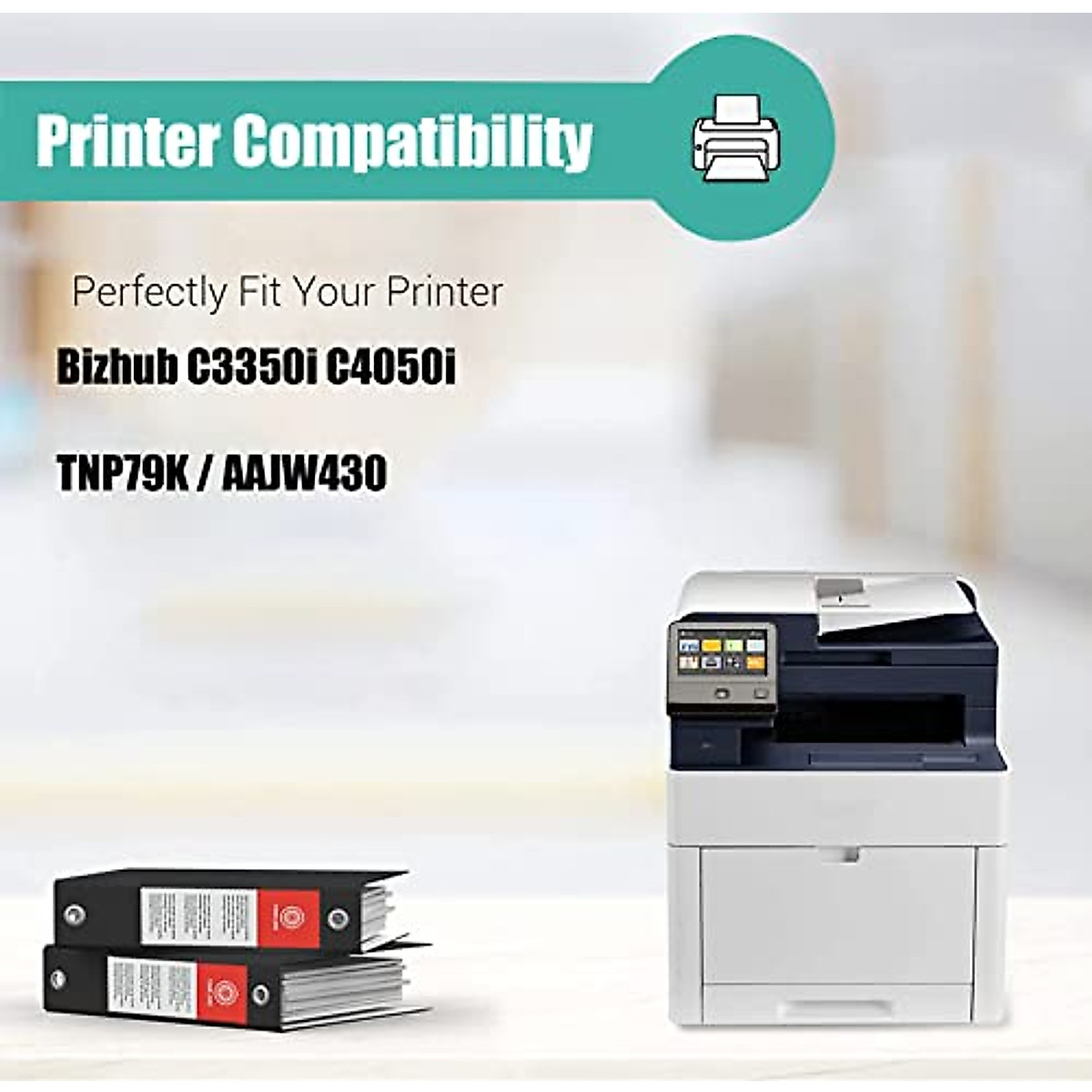 Sutocp Compatible Toner Cartridge TNP79 TNP79K (AAJW430) Replacement for Konica Minolta Bizhub C3350i C4050i Printer (2 Pack High Yield Black)