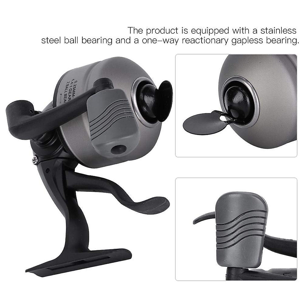 Fishing Reel 4.4:1 Light Weight Ultra Smooth Spinning Fishing Reel with for Fishing Tackle